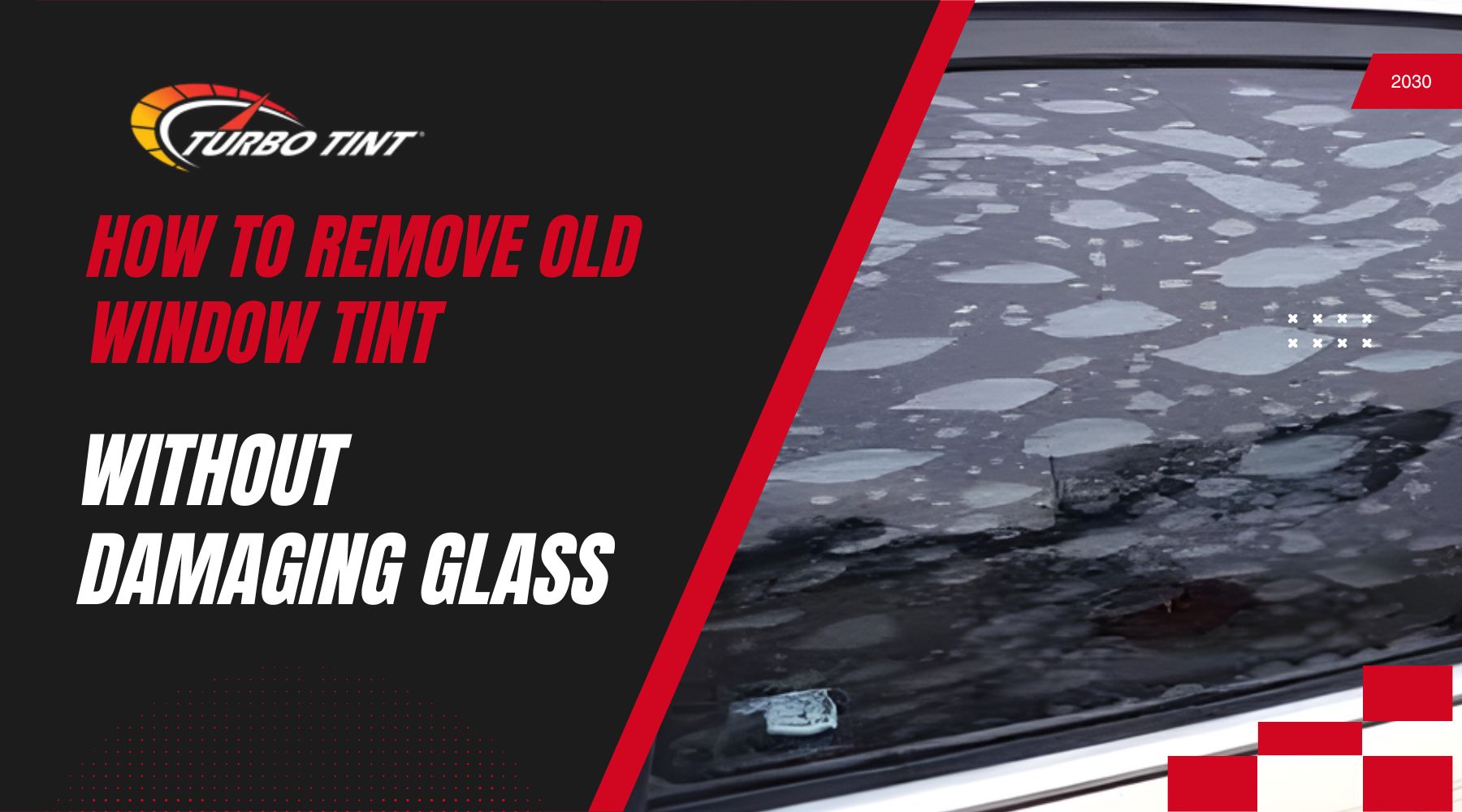 How to Remove Old Window Tint Safely | North OKC – Turbo Tint North OKC
